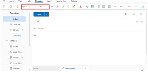 How To Change Font Size In Outlook Pttrns