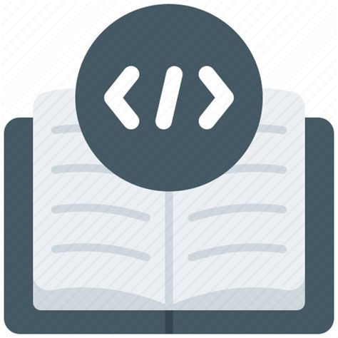 coding book code program programming education icon download on