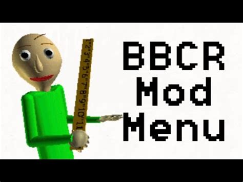 Baldi S Basics Classic Remastered Mod Menu YouTube