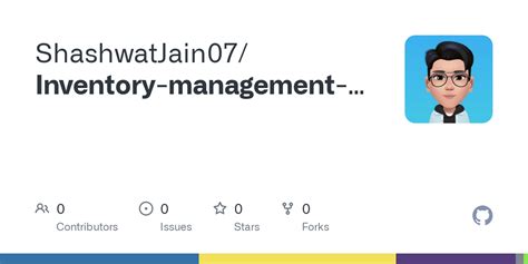 Github Shashwatjain Inventory Management Tool