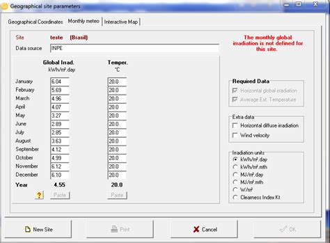 bug creating new meteo site version 6 42 problems bugs pvsyst forum