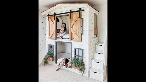Детская кровать и домик своими руками мечта детей Youtube