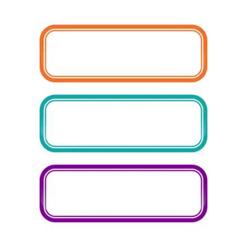 Text Box Blank Design Vector Ribbon Banner Text Box Banners PNG And Vector With Transparent