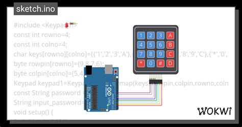 密码锁必考二 Wokwi Esp32 Stm32 Arduino Simulator