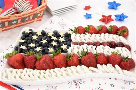 American Flag Fruit Tray Bullocks Buzz