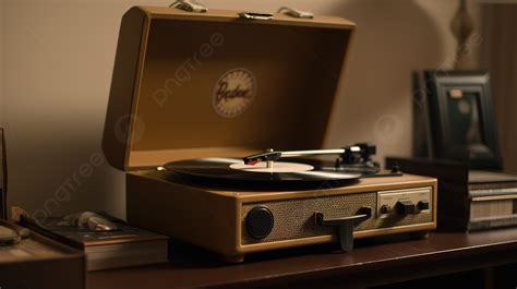 침실에 있는 황금 레코드 플레이어 레코드 플레이어 그림 음악 기록 배경 일러스트 및 사진 무료 다운로드 Pngtree