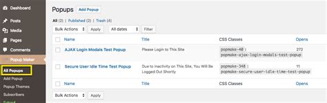 Secure Idle User Logout Plugin Introduction And Option Settings Popup Maker