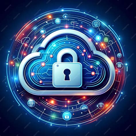 Cyber Security Data Protection Business Technology Privacy Concept Key Lock And Cioud Virtual