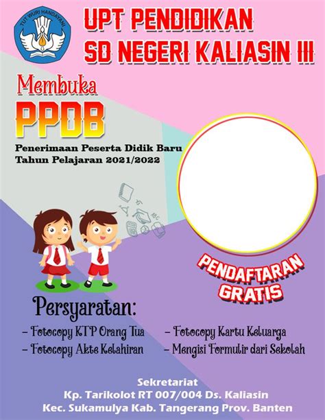 Free Download Twibbon Ppdb Terbaru