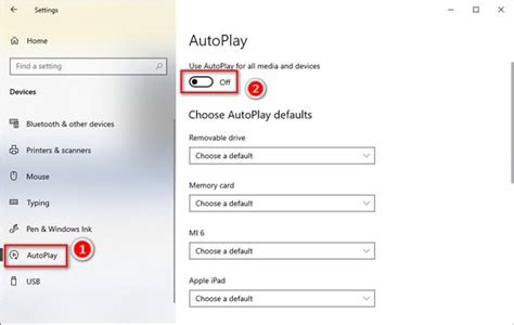 Disable Autoplay Windows 10 Ncjas