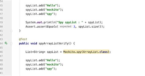 mockito using spies examples mock vs spy