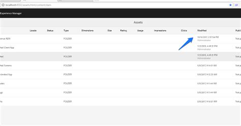 experiencing adobe experience manager aem cq aem 63 touch ui show