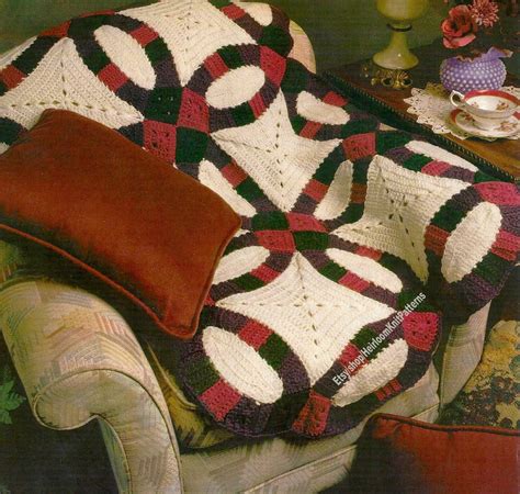 Double Wedding Ring Afghan Crochet Pattern Double Wedding Ring