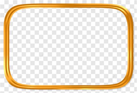 Luxurious Gold Rectangular Frame Frames Rectangular Borders PNG