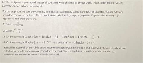 Solved For This Assignment You Should Answer All Questions Chegg