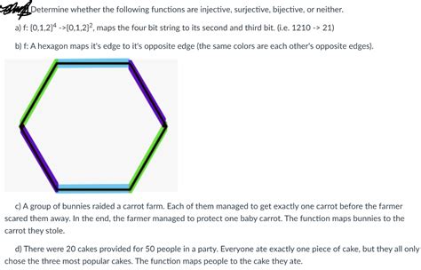 solved determine whether the following functions are