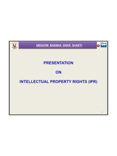 PRESENTATION ON INTELLECTUAL PROPERTY RIGHTS IPR Presentation On Intellectual Property