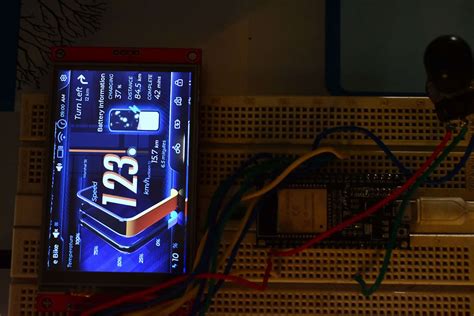 Ebike Demo Gui With Esp32 And 35inch Tft Display