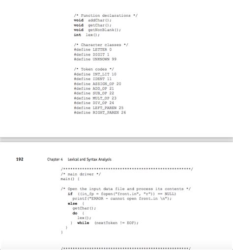 fall 2017 python pattern search lexical analyzer