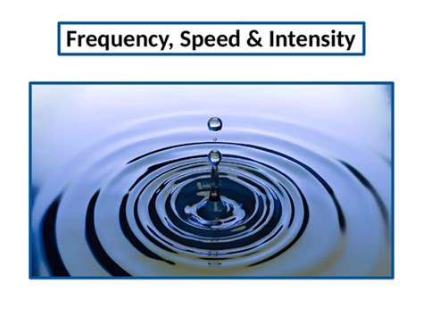 Frequency Speed And Intensity A Level Physics Teaching Resources