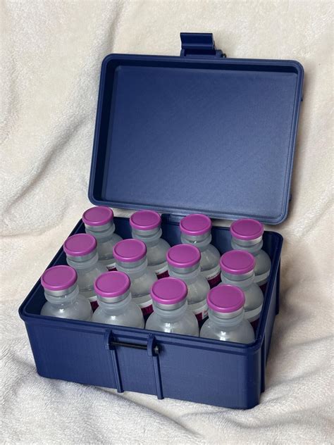 30ml Vial Case Storage Premium Box For Travel Storage Perfect For Hospira Bacteriostatic Water