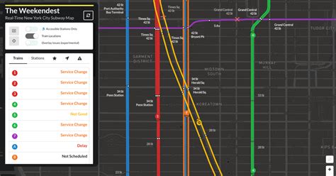 Maps Mania The Real Time Nyc Subway Map