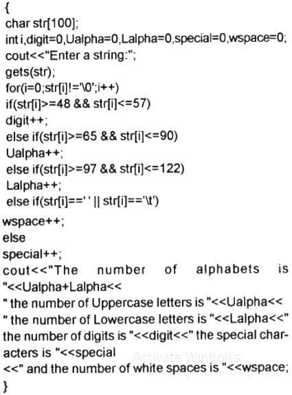 Write A Program To Input A String And Find The Number Of Uppercase