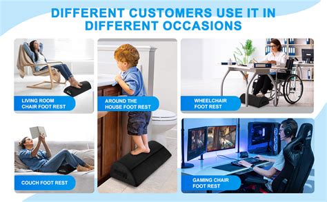 Amazon Com Talstila Foot Rest For Under Desk At Work Footrest With Warm Plush Feet Pocket