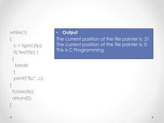 File Handling In C Programming PDF Operating Systems Computer Software And Applications