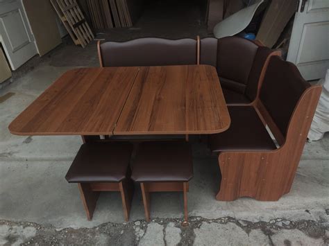 Кухонний куточок куточок стіл 2 табуретки Уголок кухонний куток 5 500 грн Кухонні