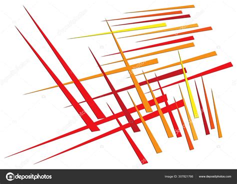 Grid Mesh With Dynamic Lines Intersecting Stripes Irregular G Stock