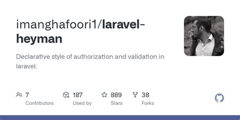 Github Imanghafoori1laravel Heyman Declarative Style Of
