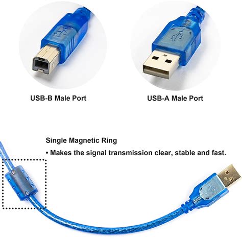 2pcs Usb Data Sync Cable For Arduino 1 5m Length
