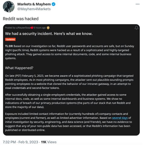 Reddit Data Breach Exposes Internal Docs Source Code Employee Contact Info Rconspiracy