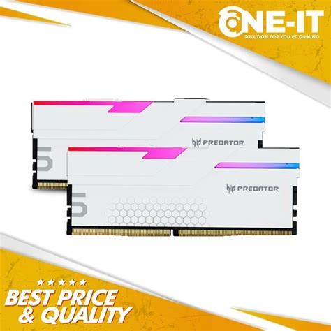 Jual RAM Acer Predator Hermes RGB 32GB 2x16GB DDR5 7200MHz White Shopee Indonesia