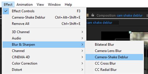 Apply Blur And Sharpen Effects In After Effects