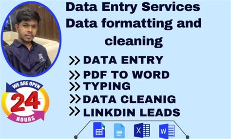 do excel data formatting and cleaning typing handwriting by moazzam264