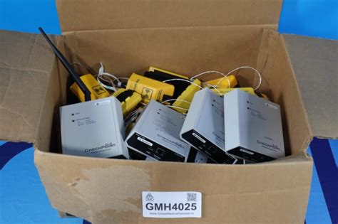 Box Of Checkpoint Wireless Monitor Systems And 4 Checkpoint Wireless