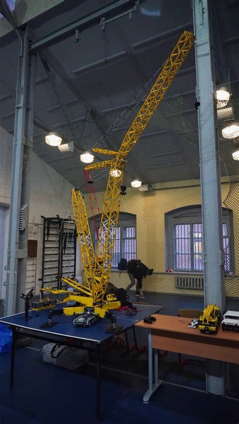 Кран Liebherr LG1750 из Лего | Пикабу