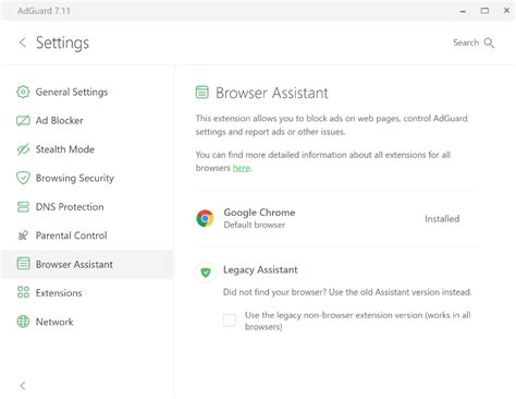 Browser Assistant Adguard Knowledge Base