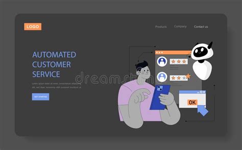 Business Process Automation Flat Vector Stock Illustration Illustration Of Mobile Online