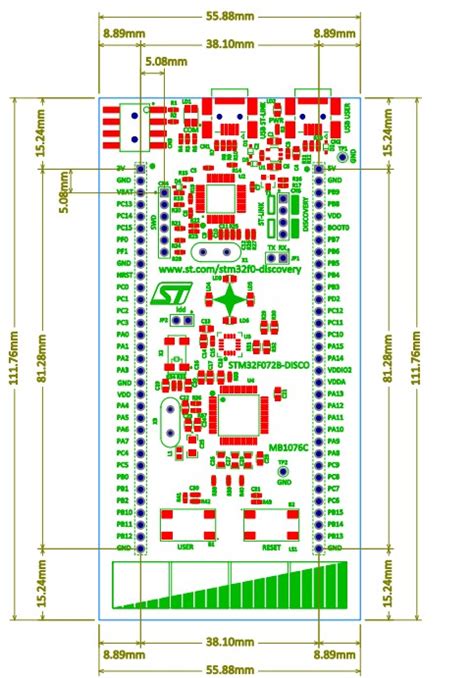 stm32f072b disco stm32f072rbt6 cortex m0开发板 评估板