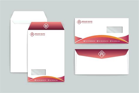 Gradient Color Envelope Template 26533454 Vector Art At Vecteezy