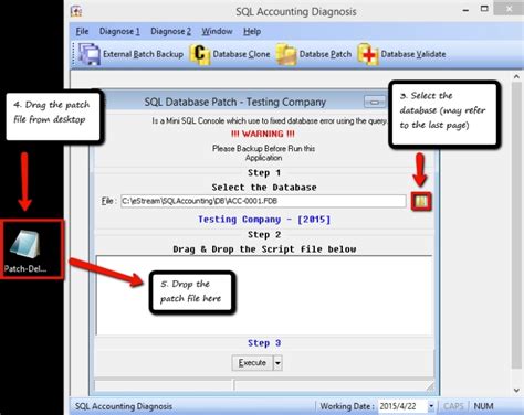 How To Do Patch File Using SQL Diagnosis Utility SQL Documentation
