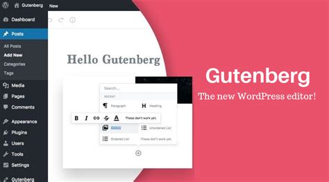 Gutenberg The Future Of Wordpress Editing Htmlpanda