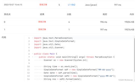 l1 042 日期格式化 java csdn博客