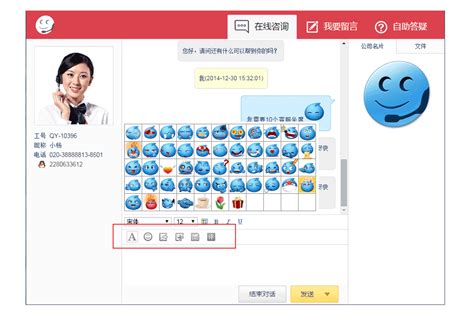 cc客服访客端功能演示