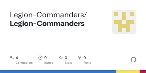 GitHub Legion Commanders Legion Commanders