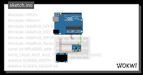 Mpu6050 Wokwi Esp32 Stm32 Arduino Simulator