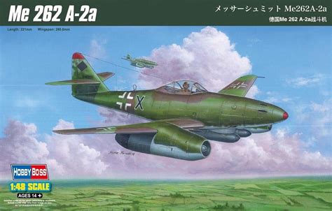 Hobbyboss 148 Scale Me 262 A 2a Assembly Kit Uk Toys And Games